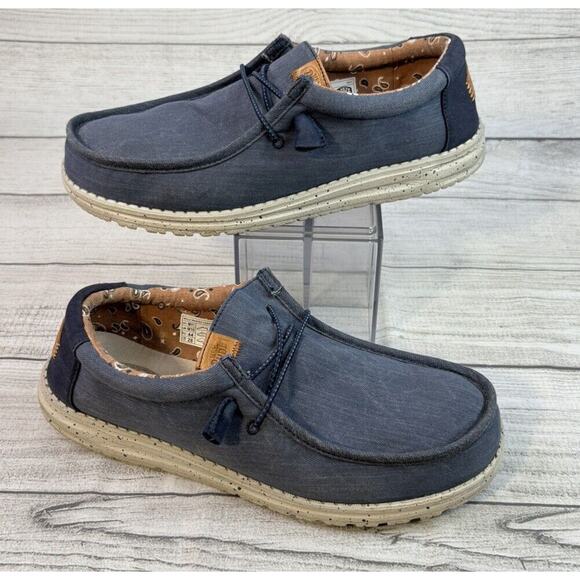 Hey Dude | Shoes | Hey Dude Mens Wally Washed Canvas Slip On Casual ...